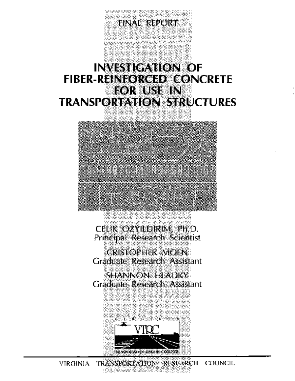 (PDF) Investigation of Fiber-Reinforced Concrete for Use in ...