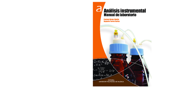 (PDF) Análisis instrumental. Manual de laboratorio
