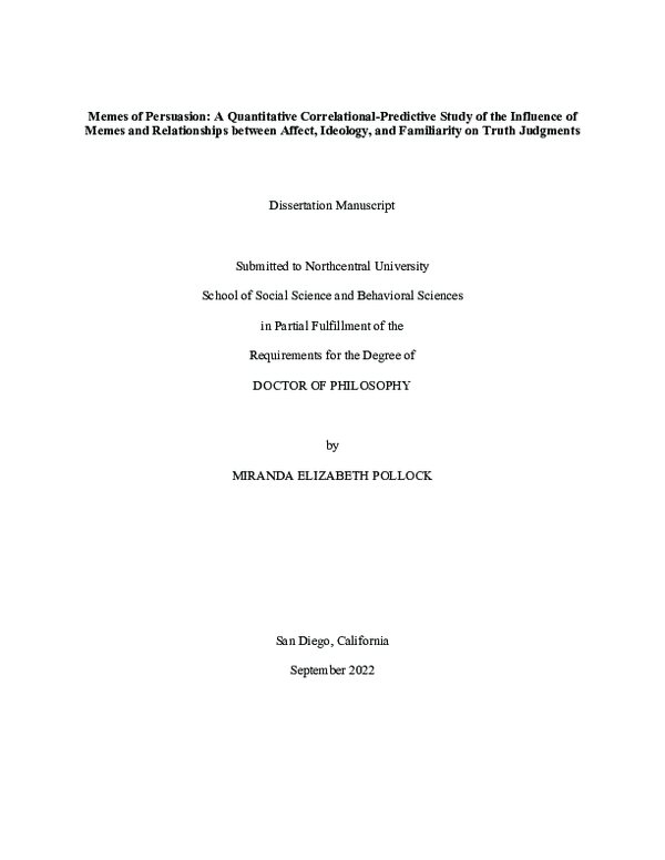(PDF) Memes of Persuasion: A Quantitative Correlational-Predictive ...