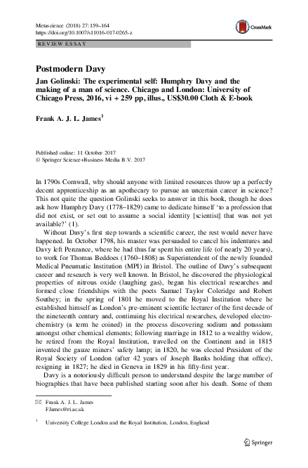 (PDF) Postmodern Davy