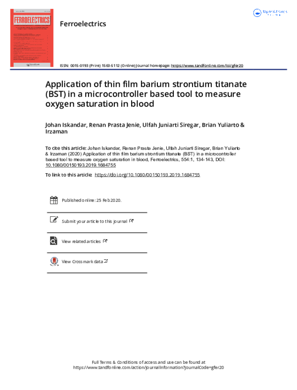 (PDF) Application of thin film barium strontium titanate (BST) in a microcontroller based tool ...