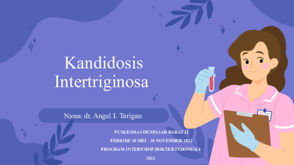 (PPT) Candidiasis intertriginosa