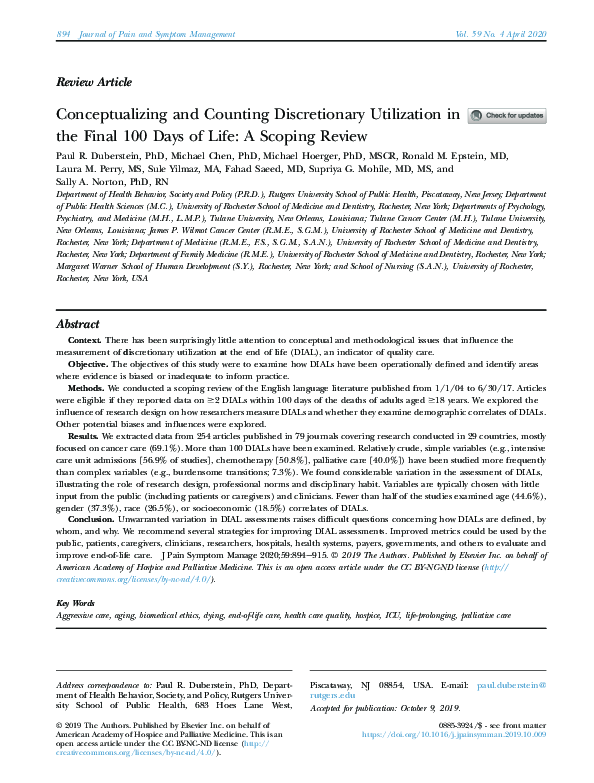 (PDF) Conceptualizing and Counting Discretionary Utilization in the ...