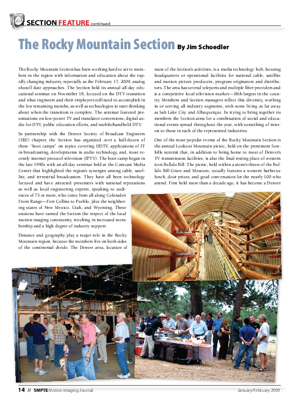 (PDF) The Rocky Mountain Section