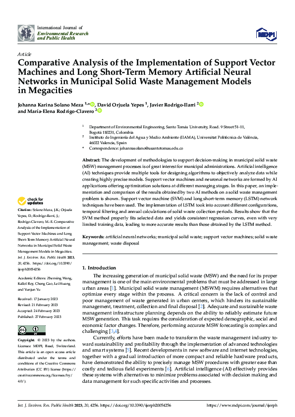 (PDF) Comparative Analysis of the Implementation of Support Vector Machines and Long Short-Term ...