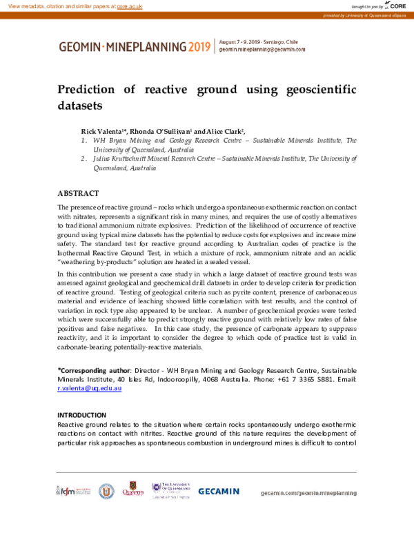 (PDF) Prediction of reactive ground using geoscientific datasets