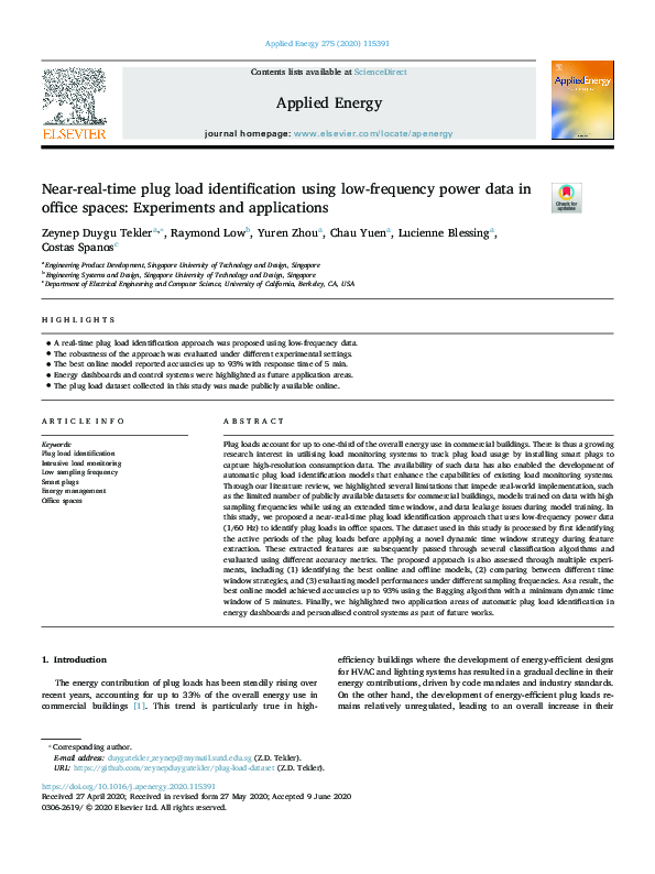 (PDF) Near-real-time plug load identification using low-frequency power data in office spaces ...