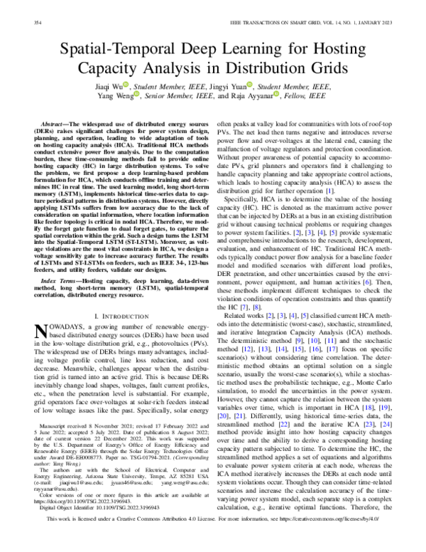Pdf Spatial Temporal Deep Learning For Hosting Capacity Analysis In