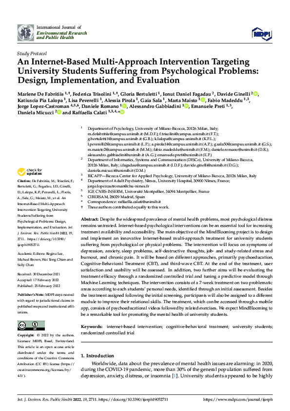 (PDF) An Internet-Based Multi-Approach Intervention Targeting ...