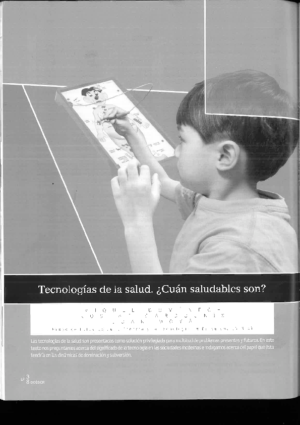 (PDF) Tecnologías de la salud. ¿Cuán saludables son?