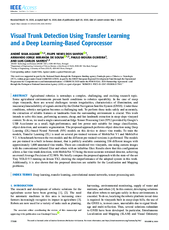 (PDF) Visual Trunk Detection Using Transfer Learning and a Deep ...