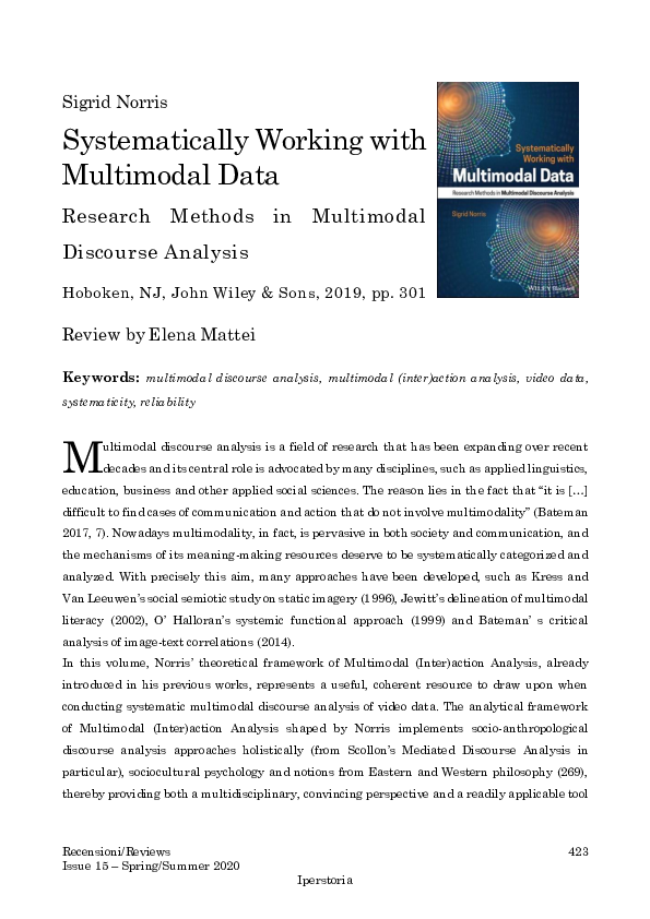 (PDF) Review of Systematically Working with Multimodal Data