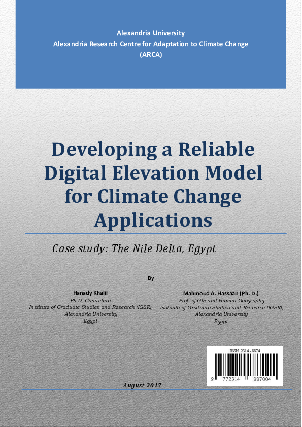 (PDF) Developing a Reliable Digital Elevation Model for Climate Change ...