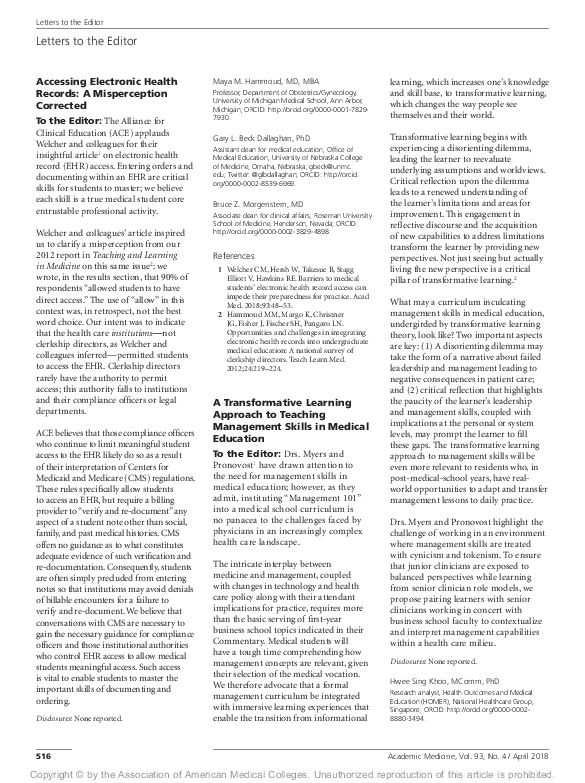 (PDF) A Transformative Learning Approach to Teaching Management Skills ...