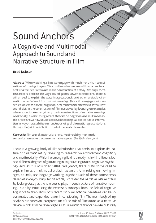 (PDF) Sound Anchors: A Cognitive and Multimodal Approach to Sound and ...