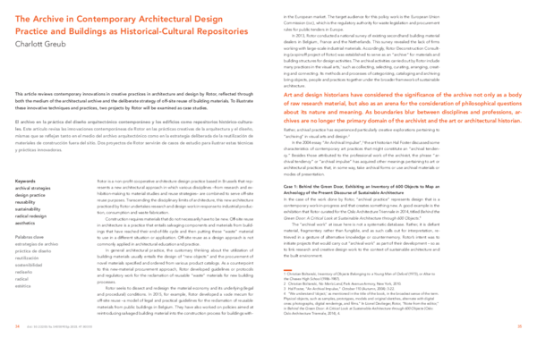 (PDF) The Archive in Contemporary Architectural Design Practice and ...