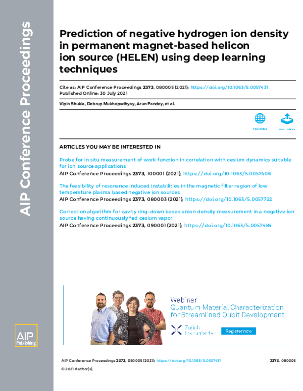 (PDF) Prediction of negative hydrogen ion density in permanent magnet ...