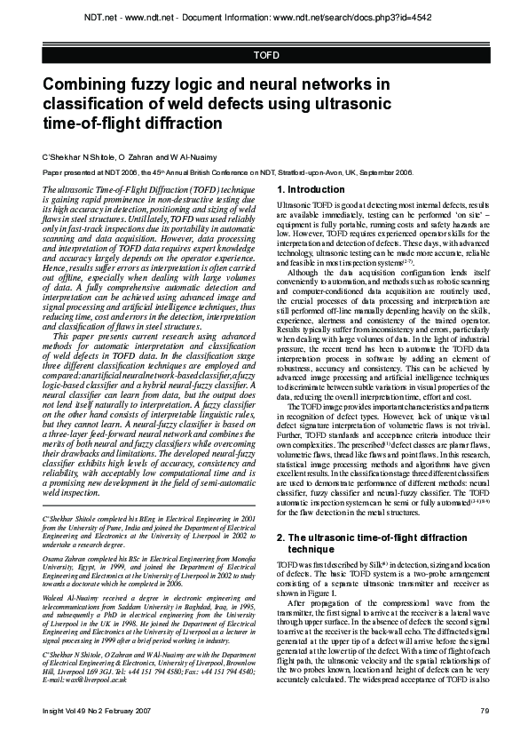 Pdf Combining Fuzzy Logic And Neural Networks In Classification Of