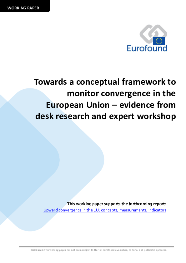 (PDF) Towards a conceptual framework to monitor convergence in the ...