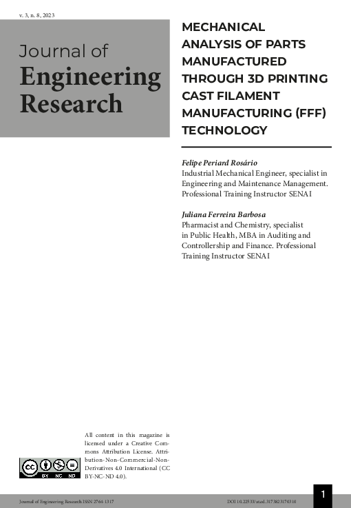(PDF) MECHANICAL ANALYSIS OF PARTS MANUFACTURED THROUGH 3D PRINTING ...