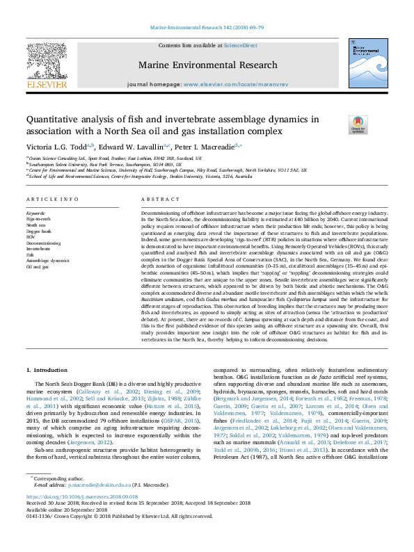 (PDF) Quantitative analysis of fish and invertebrate assemblage ...
