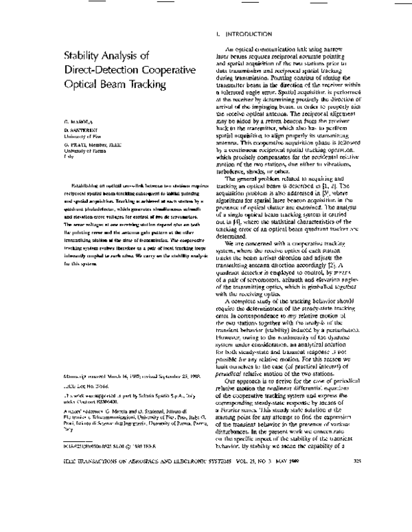 (PDF) Stability analysis of direct-detection cooperative optical beam ...