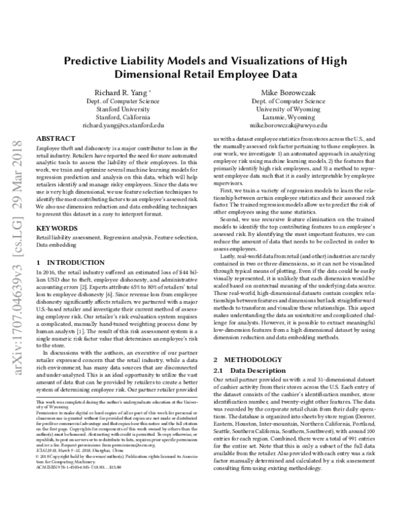(PDF) Predictive liability models and visualizations of high ...