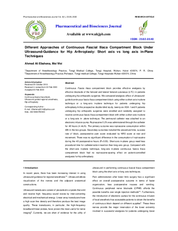 (PDF) Different Approaches of Continuous Fascial Iliaca Compartment ...
