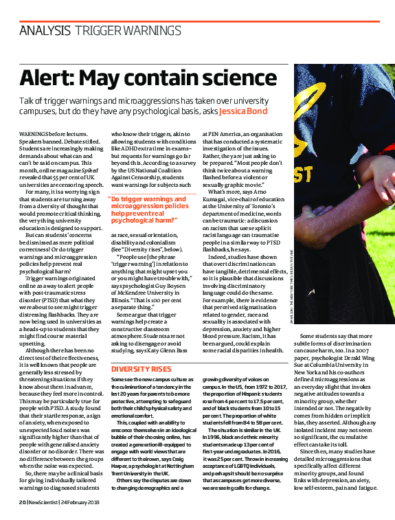 (PDF) Alert: May contain science