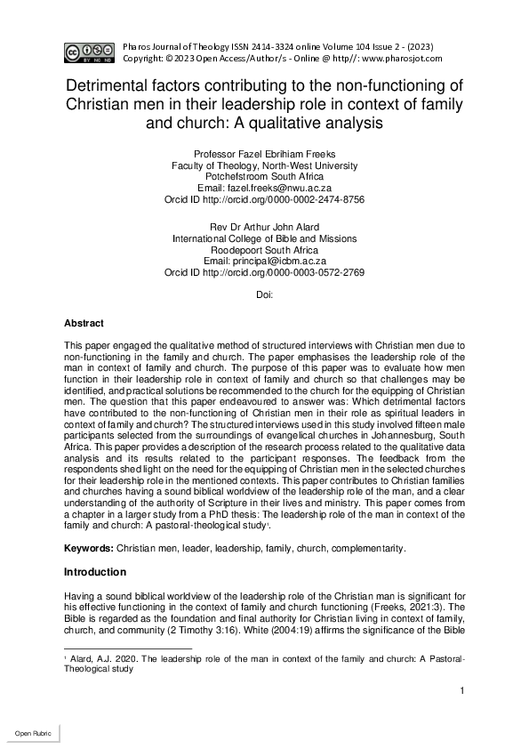 (PDF) Detrimental factors contributing to the non-functioning of ...