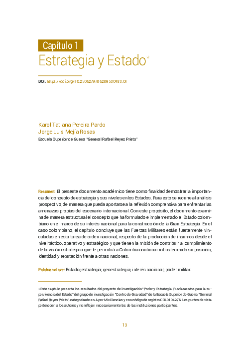 (PDF) Estrategia y Estado