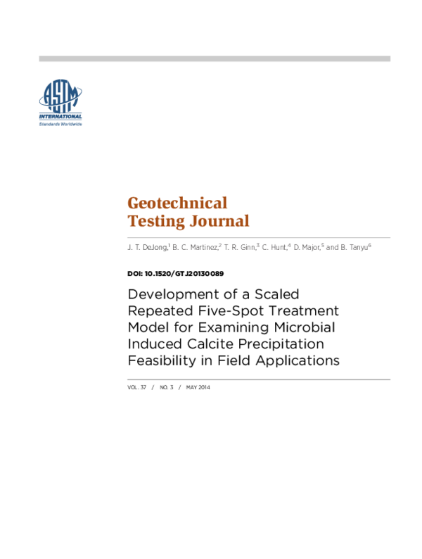 (PDF) Development of a Scaled Repeated Five-Spot Treatment Model for ...