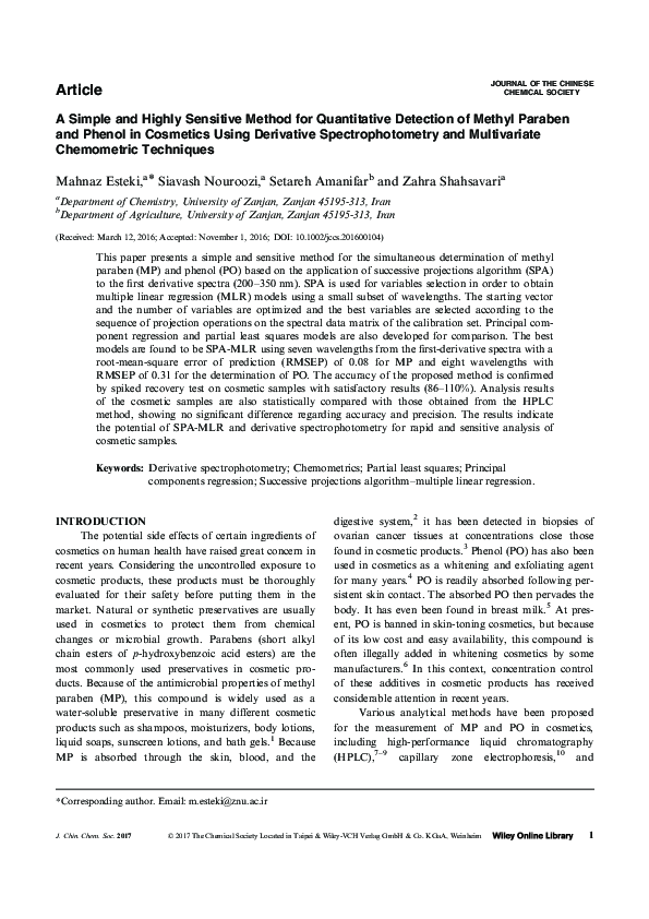 (PDF) A Simple and Highly Sensitive Method for Quantitative Detection ...