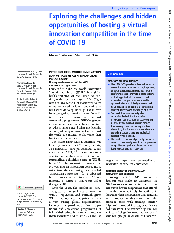 (PDF) Exploring the challenges and hidden opportunities of hosting a ...