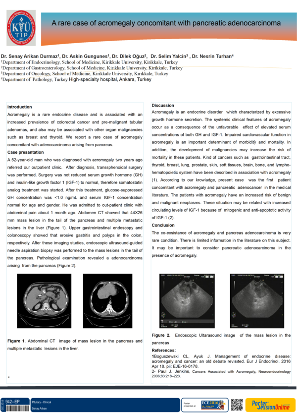(PDF) A rare case of acromegaly concomitant with pancreatic ...