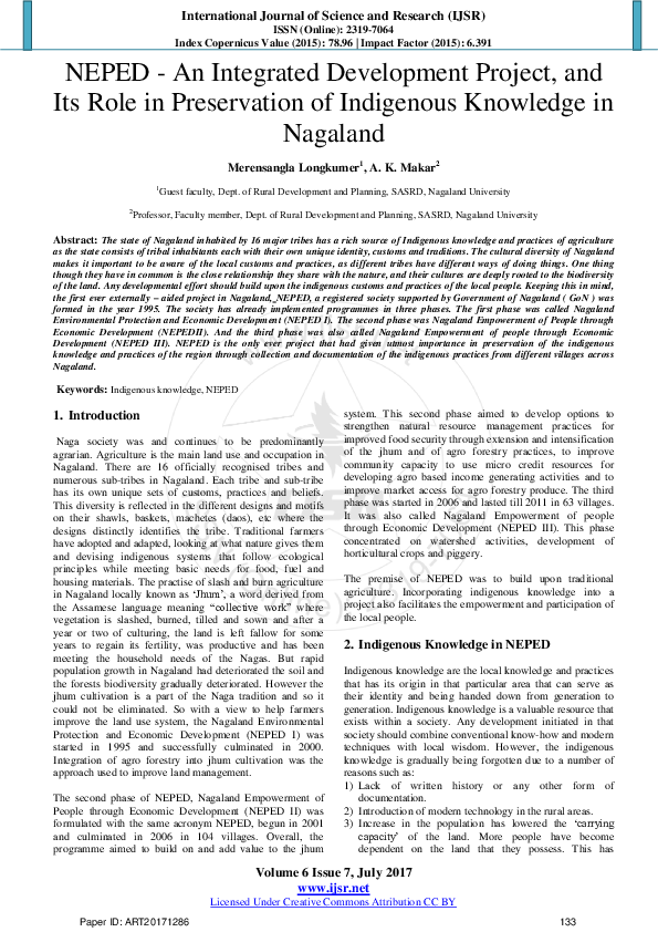 (PDF) Licensed Under Creative Commons Attribution CC BY NEPED-An ...