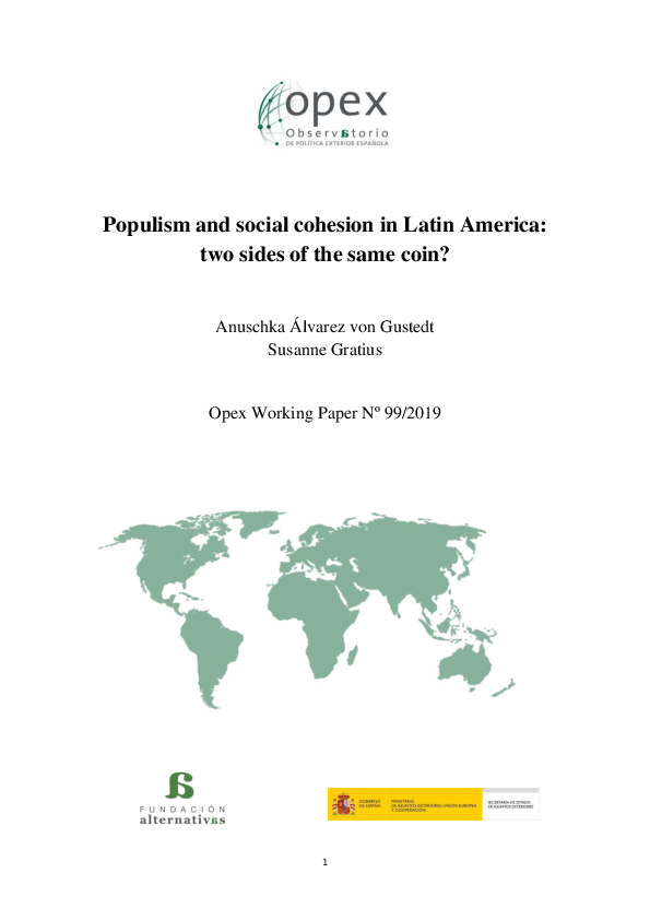 (PDF) Populism and social cohesion in Latin America: two sides of the ...