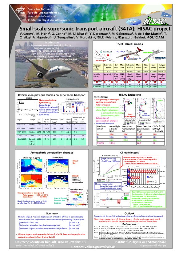 (PDF) Small-scale supersonic transport aircraft (S4TA): HISAC project