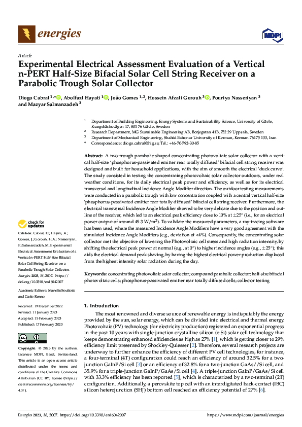 (PDF) Experimental Electrical Assessment Evaluation of a Vertical n ...