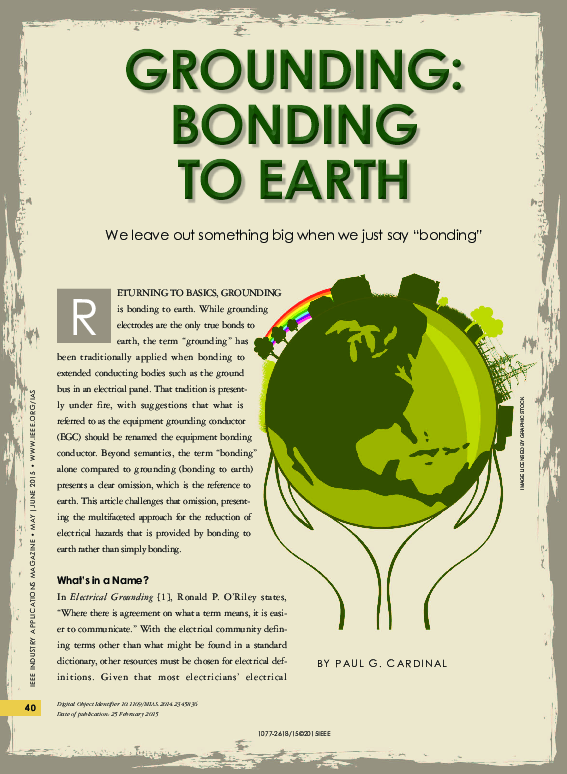 (PDF) Grounding: Bonding to Earth: We Leave Out Something Big When We ...