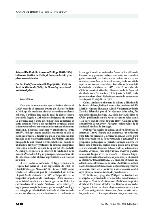 (PDF) Sobre el Dr. Rodulfo Amando Philippi (1808-1904), la Revista ...