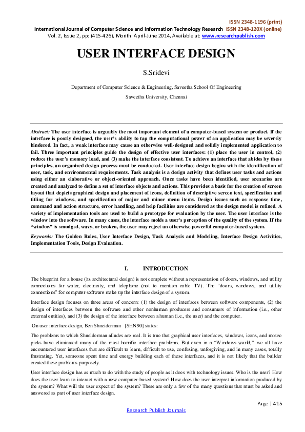 (PDF) USER INTERFACE DESIGN
