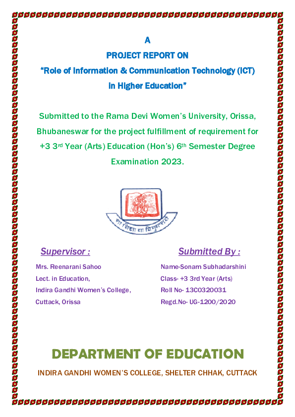 (PDF) Project paper of sonam subhadarshini (Rubina) (1)