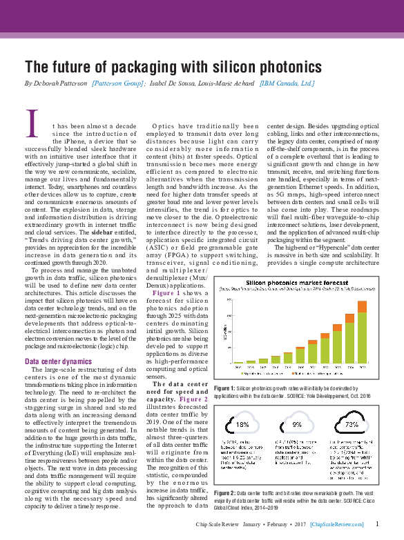 (PDF) The future of packaging with silicon photonics