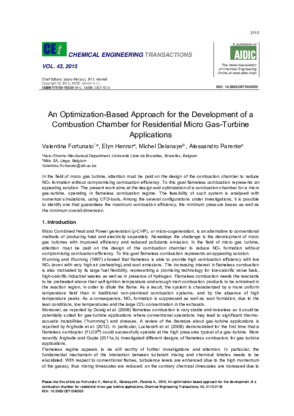 (PDF) An Optimization-Based Approach for the Development of a ...