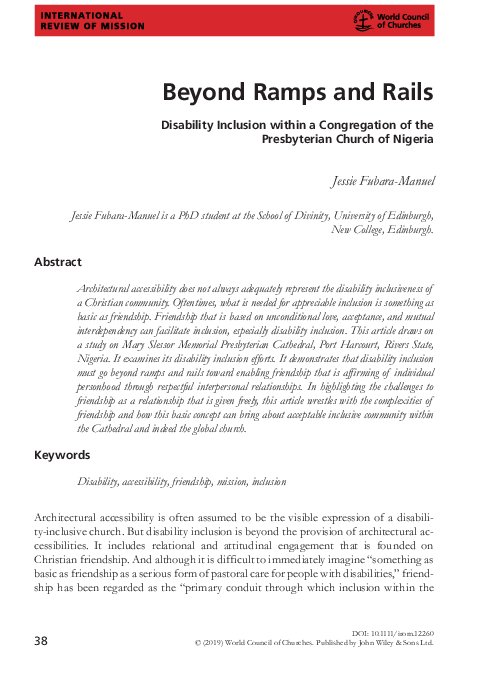 (PDF) Beyond Ramps and Rails