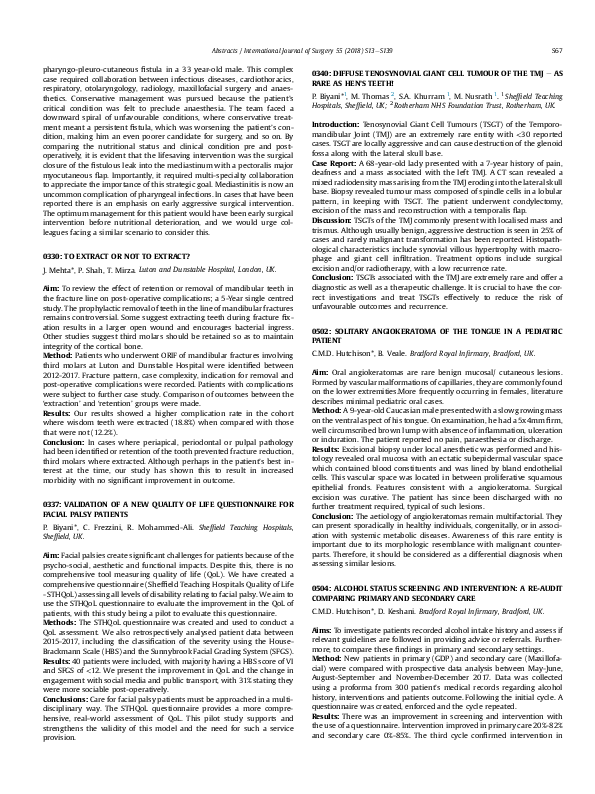 (PDF) Validation of a New Quality of Life Questionnaire for Acute ...