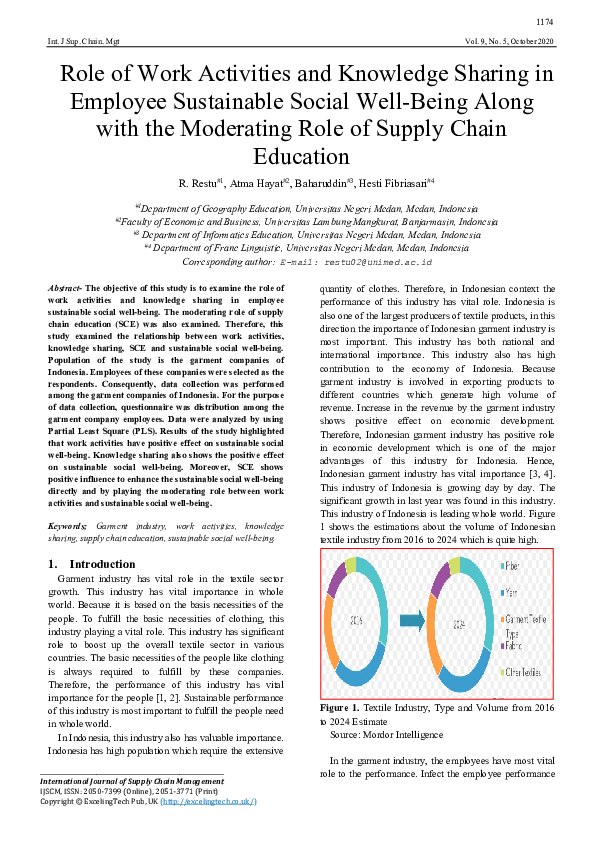 (PDF) Role of Work Activities and Knowledge Sharing in Employee ...