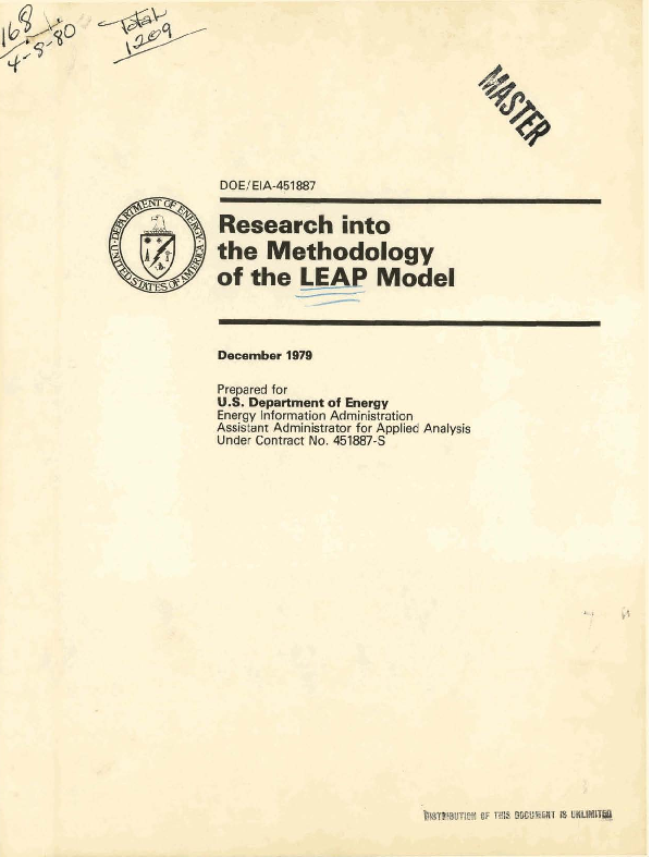 (PDF) Research into the methodology of the LEAP model