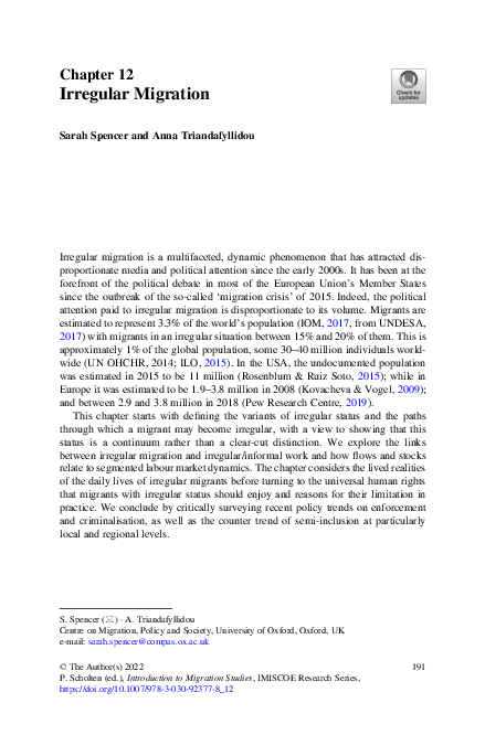 (PDF) Irregular Migration
